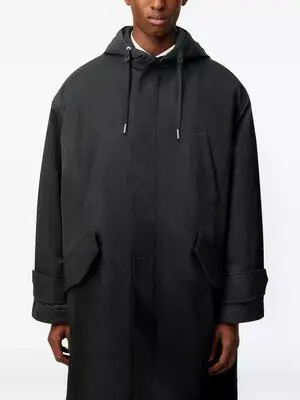 AMI Paris Padded Parka Jacket With Drawstring Hood
