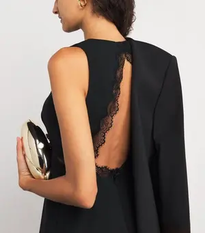 Claudie Pierlot Lace-trimmed Mini Dress