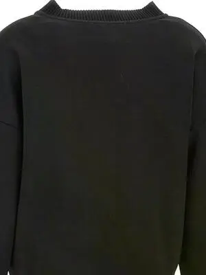 Iceberg V-neck Logo Detail Sweatshirt
