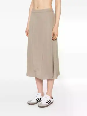 AGNES B. A-line Midi Skirt