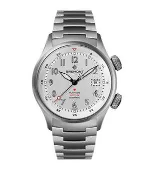 BREMONT Altitude Meteor Titanium Automatic Watch - Silver