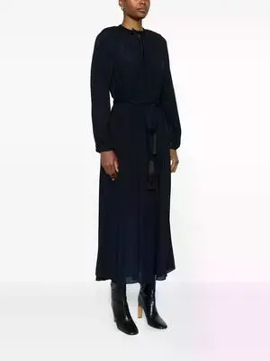 FORTE_FORTE Tassel-embellished Tie-neck Maxi Dress