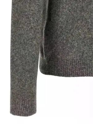 ROBERTO COLLINA Knitted Hoodie - Grey