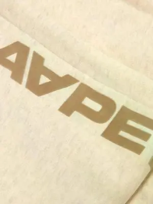 AAPE BY *A BATHING APE Long-sleeve Logo-print Hoodie