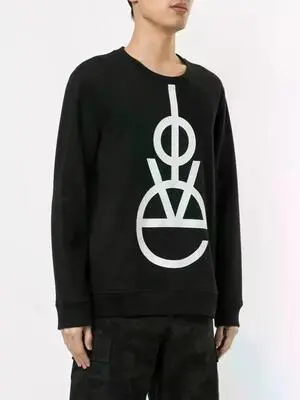 PORTS V Love Print Crewneck Sweatshirt