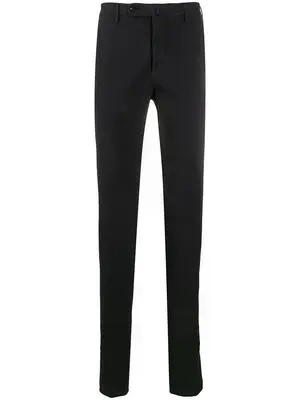 Incotex Cotton Blend Straight Leg Trousers - Blue