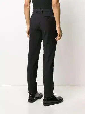 Incotex Cotton Blend Straight Leg Trousers - Blue