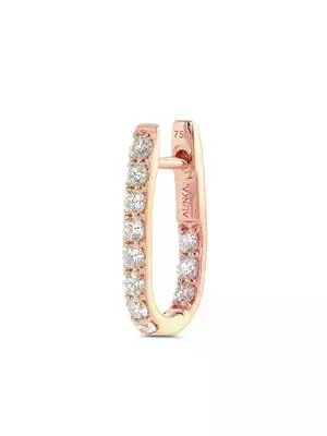 ALINKA 18k Rose Gold Diamond Earring - Pink