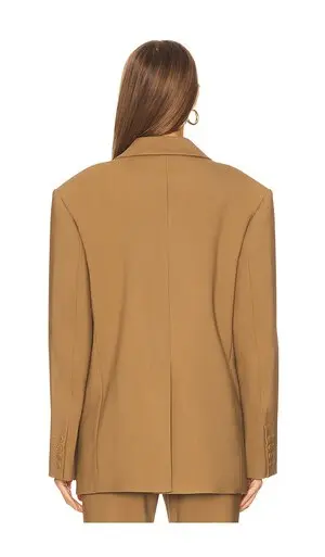 Nanushka Diante Blazer - Brown