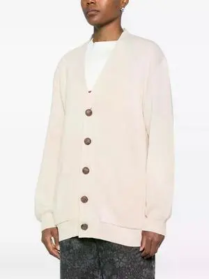 GOLDEN GOOSE Ribbed V-neck Cardigan