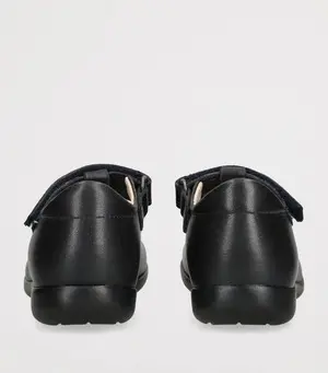 Trotters Hampton Classics Evie Leather Mary Jane Shoes - Navy