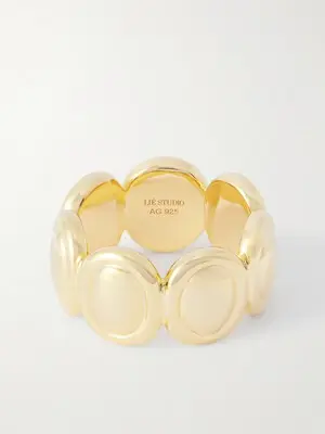 Lié Studio The Sasha -plated Link Ring - Gold