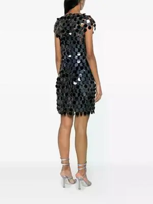 Rabanne Sequinned Chainmail Minidress