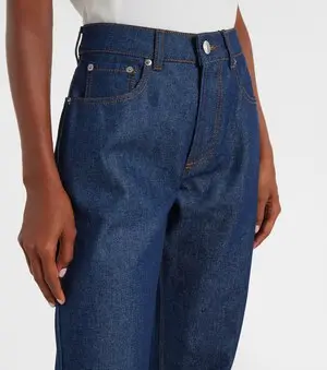 AMI Paris Mid-rise Straight Leg Jeans
