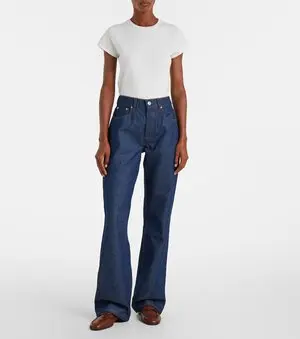 AMI Paris Mid-rise Straight Leg Jeans