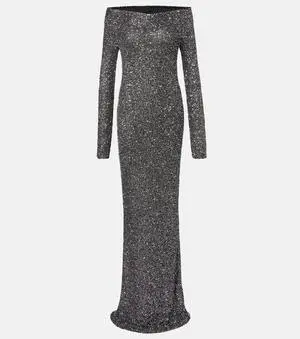 Stella McCartney Knitted Sequined Gown
