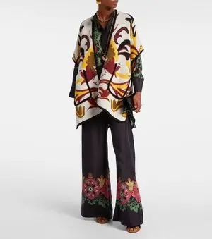 La DoubleJ In My Power" Patterned Cape