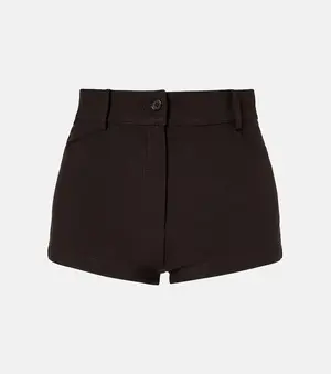 THE FRANKIE SHOP Leon High-rise Shorts - Brown