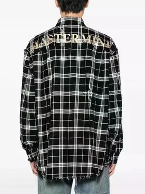 MASTERMIND WORLD Logo-embroidered Shirt - Black