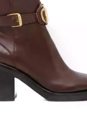 Valentino Garavani V-logo Signature Buckled Ankle Boots