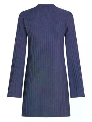Karl Lagerfeld Ribbed High-neck Dress
