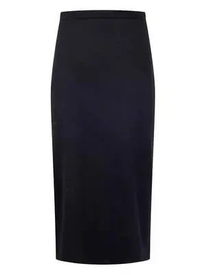 Harris Wharf London Wool Pencil Skirt - Black