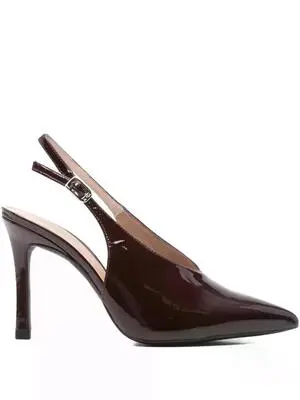 Unisa 90mm Slingback Pointed-toe Heeled Pumps - Red