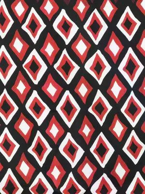 LANVIN Diamond-pattern Silk Scarf