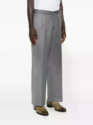 SECOND / LAYER Pleated Wool Trousers