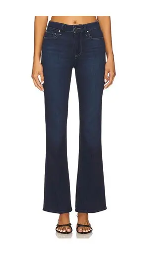 Paige High Rise Laurel Canyon Bootcut Jeans - Blue