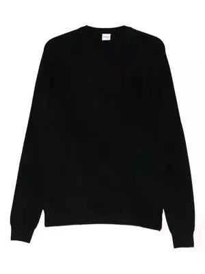Aspesi Ribbed Crew-neck Sweater - Black