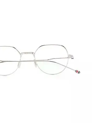 Thom Browne Round-frame Glasses - Silver