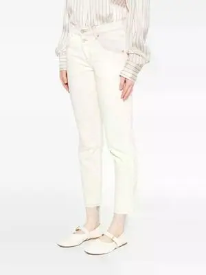 Marc O'polo Off-white Button-detail Trousers