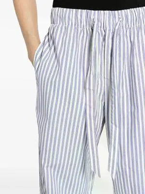 TEKLA Striped Organic Cotton Pyjama Trousers