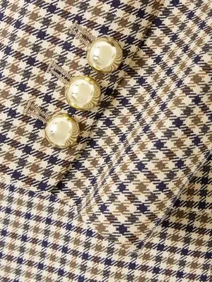 FRAME Houndstooth Tweed Blazer