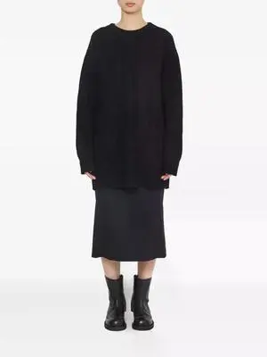 MAISON MARGIELA Ribbed Knit Crewneck Sweater