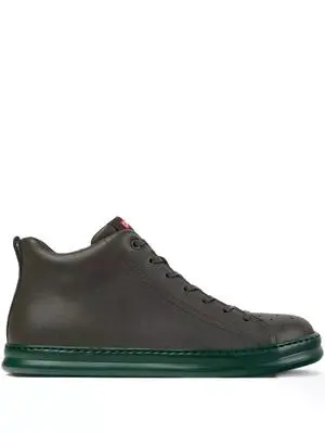 Camper Runner Leather Lace-up Sneakers - Grey