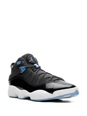 JORDAN Air 6 Rings "anthracite University Blue" Sneakers - Black