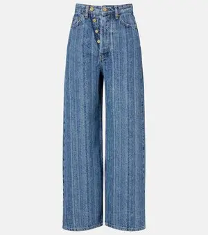 Ganni Wide Leg Jeans For Women