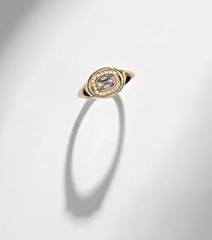 STONE AND STRAND Essential Splurge 14kt Yellow Diamond Ring