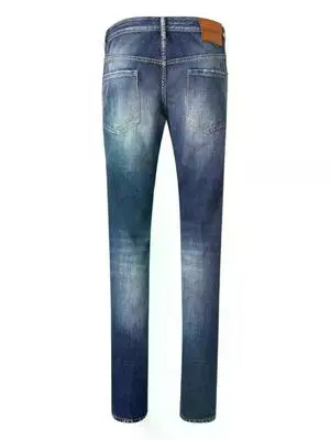 Dsquared2 Faded Distressed Denim Jeans