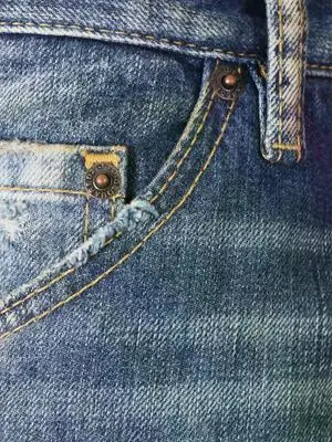 Dsquared2 Faded Distressed Denim Jeans