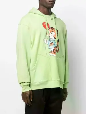 Moschino Graphic Print Drawstring Hoodie