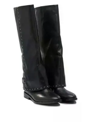 STRATEGIA SHOES Strategia Stud-embellishment Leather Boots