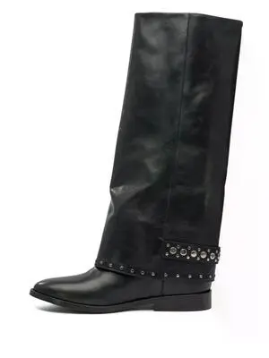 STRATEGIA SHOES Strategia Stud-embellishment Leather Boots