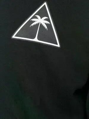 Palm Angels Flames Print Hoodie