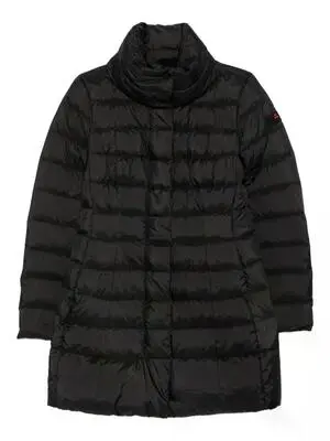 Peuterey Quilted High-neck Coat - Black