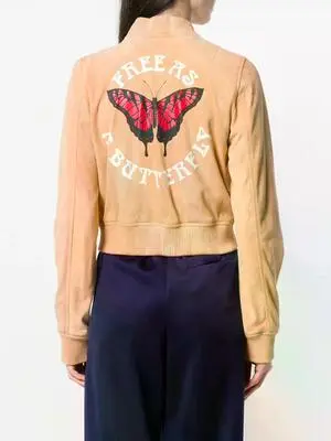 Off-White Free As A Butterfly" Bomber Jacket