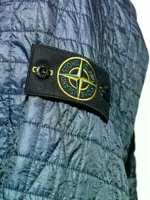 Stone Island Quilted Logo-patch Jacket