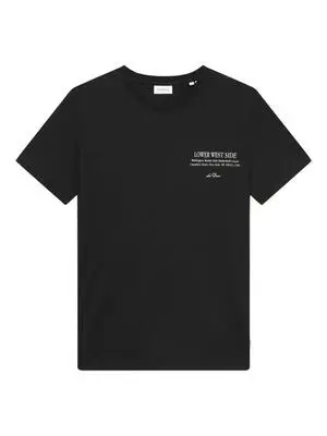 LES DEUX Graphic-print T-shirt - Black